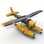 Cessna 172 Black Seaplane 3d Max