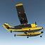 Cessna 172 Black Seaplane 3d Max