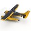 Cessna 172 Black Seaplane 3d Max