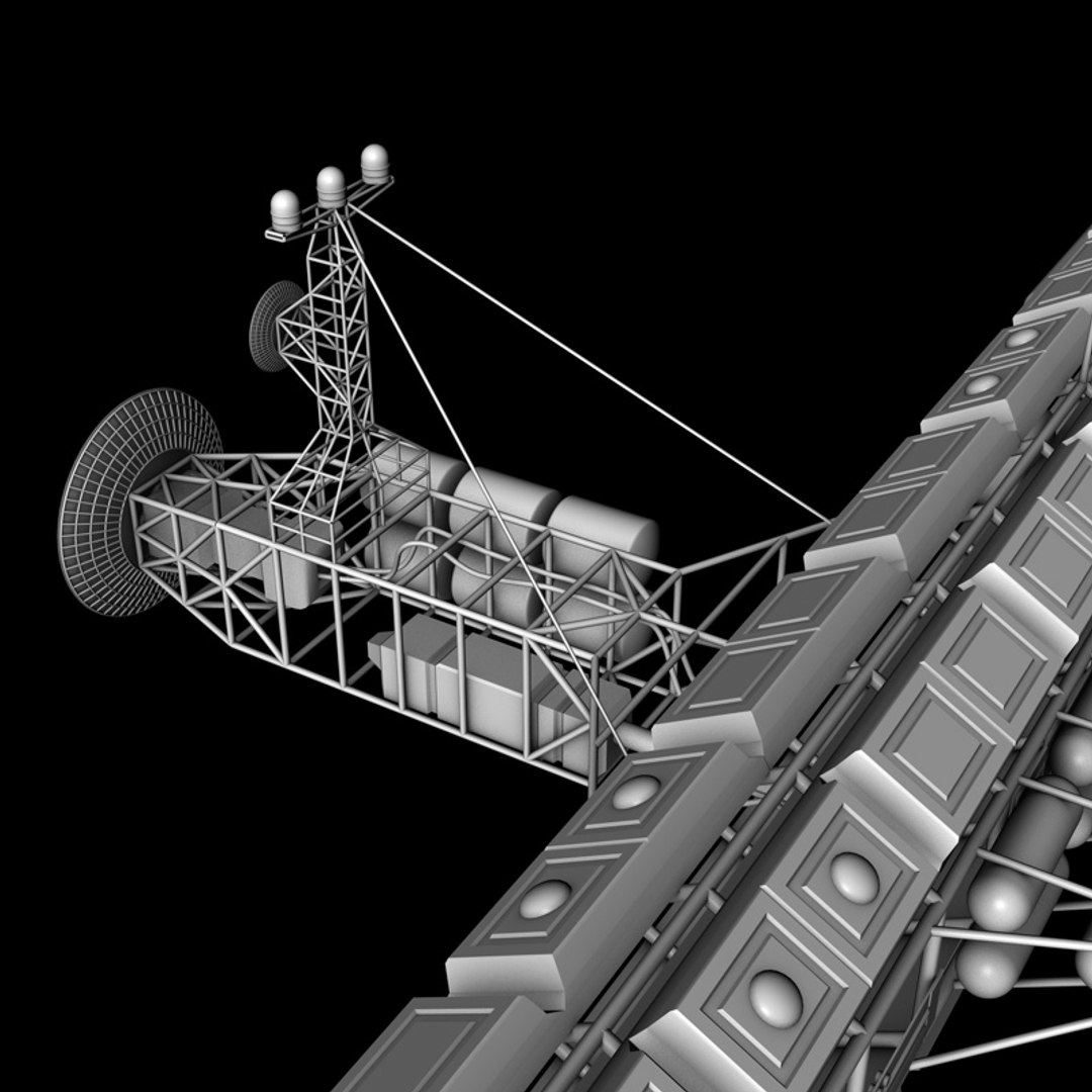 3d Mars Concept Ship Model