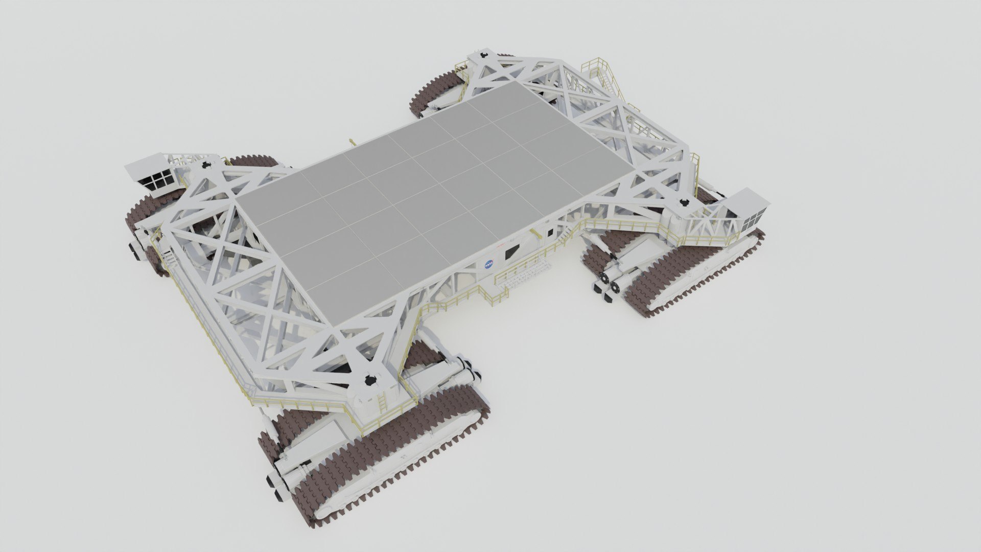 Nasa Crawler Transporter Vehicle 3d Model