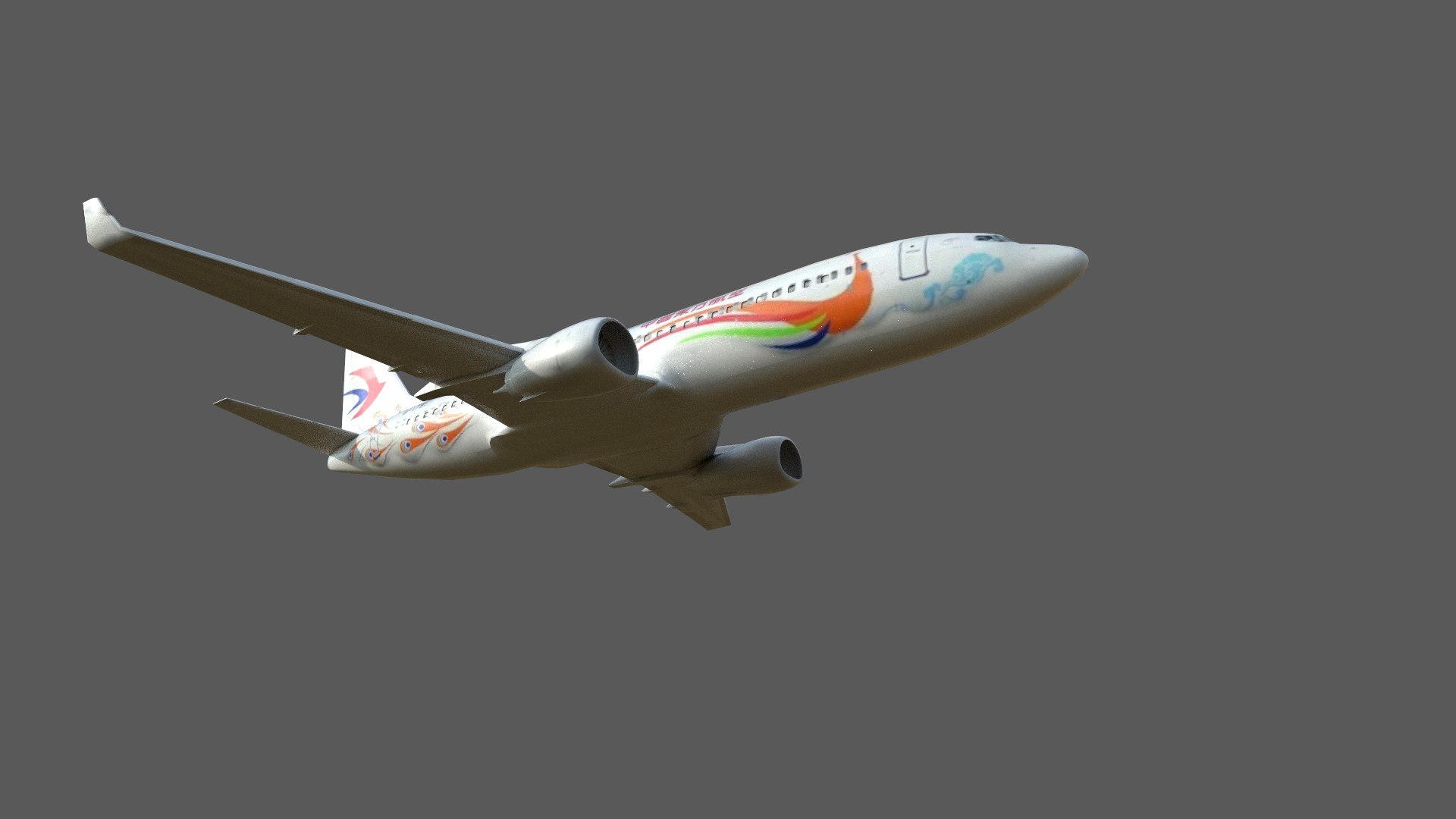 Boeing 737-800 MU 5735 China Eastern Airlines Crashed PLANE 3D Model ...