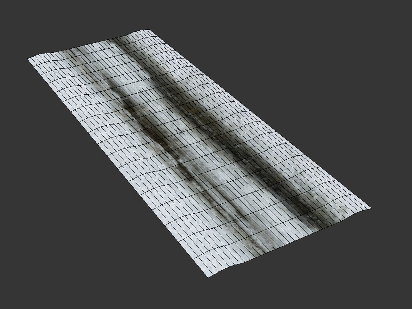 3D Realistic Snow Road - TurboSquid 1381737