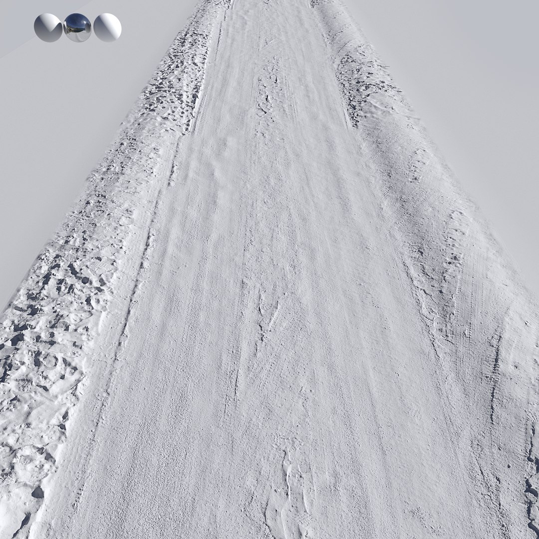 snow road 3d
