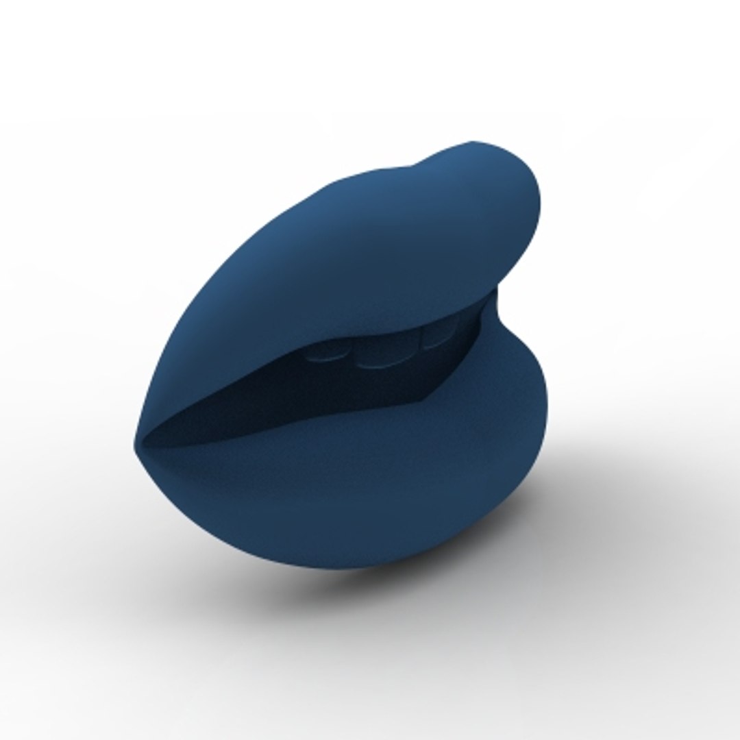 3d Eastern Lips Model