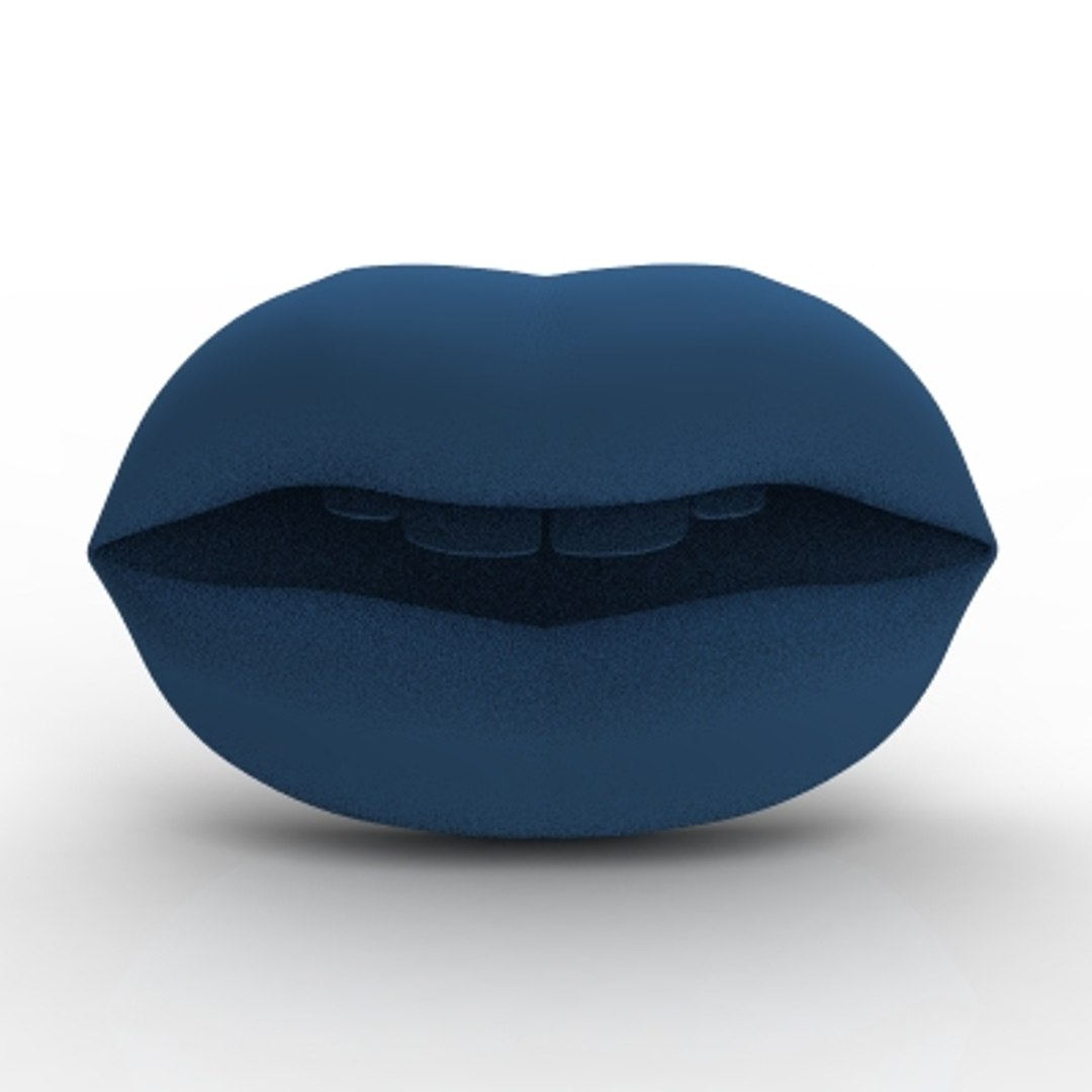 3d Eastern Lips Model