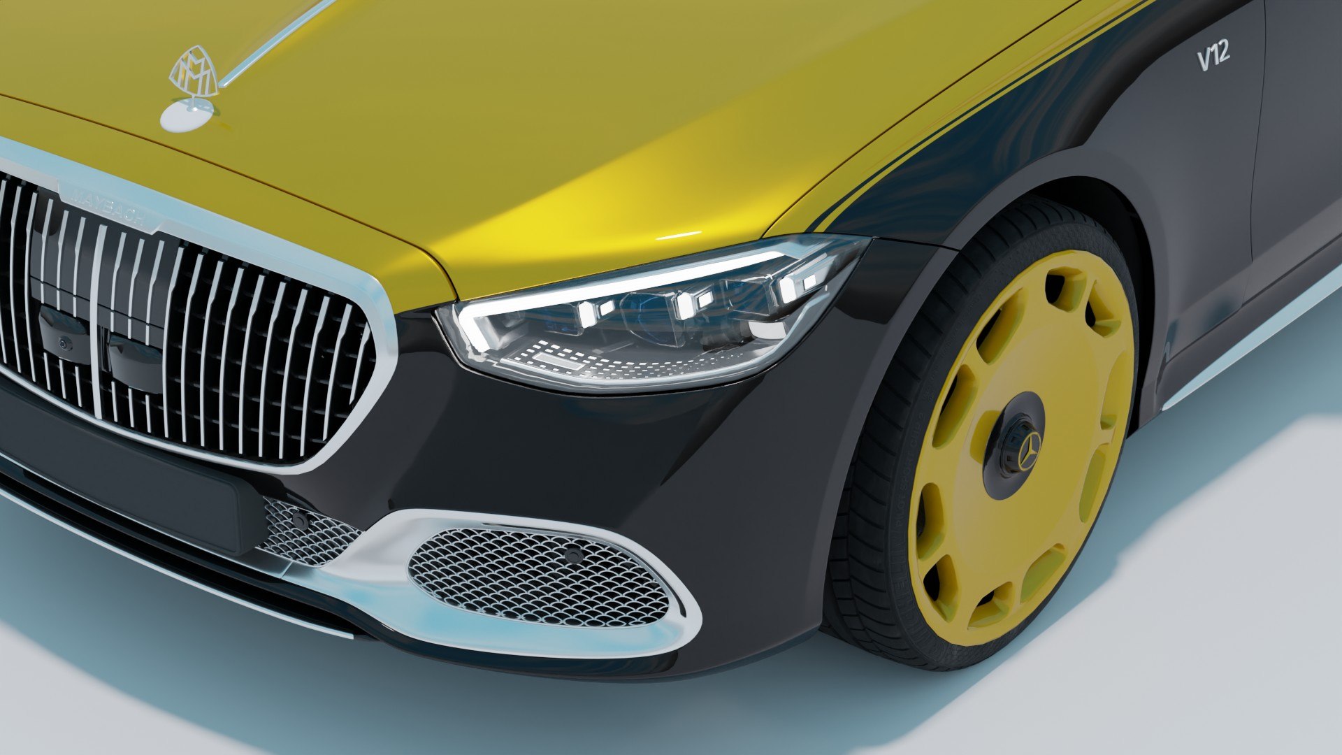 Mercedes-benz S-Class Maybach S680 3D Model - TurboSquid 2067408