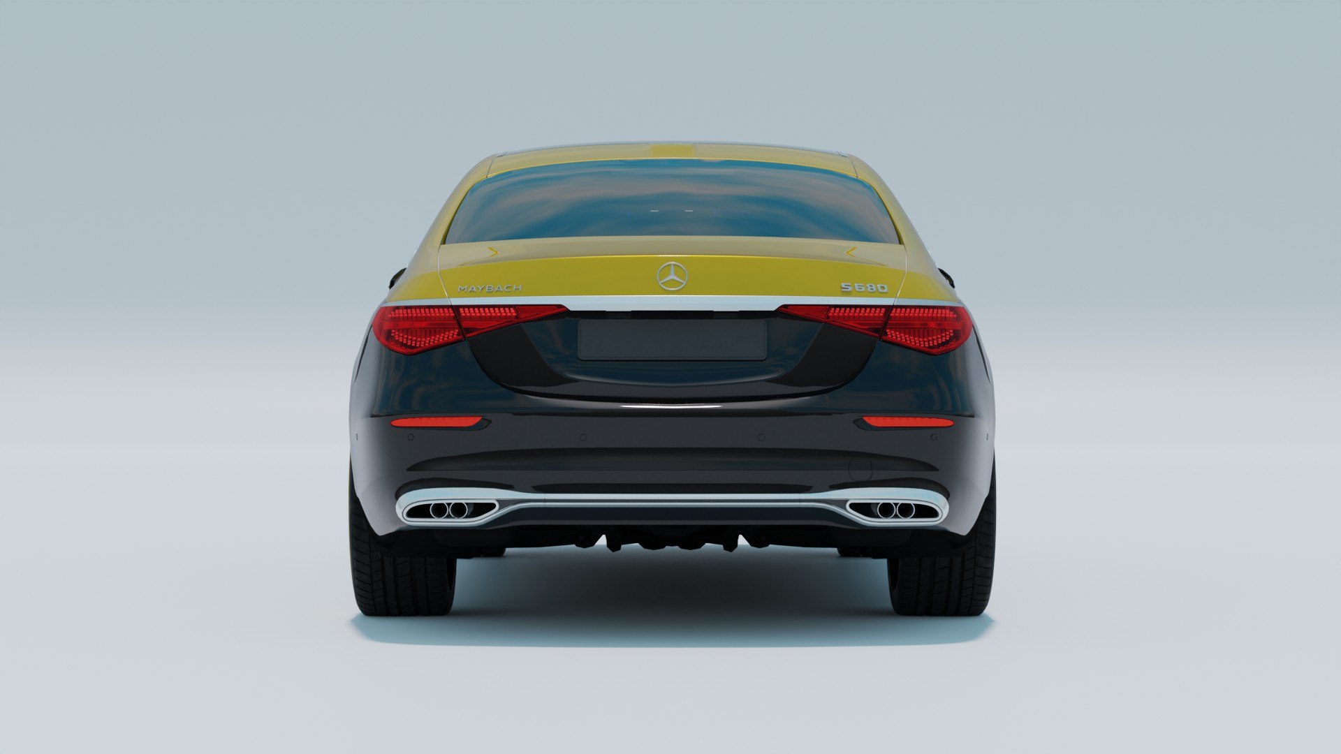 Mercedes-benz S-Class Maybach S680 3D Model - TurboSquid 2067408