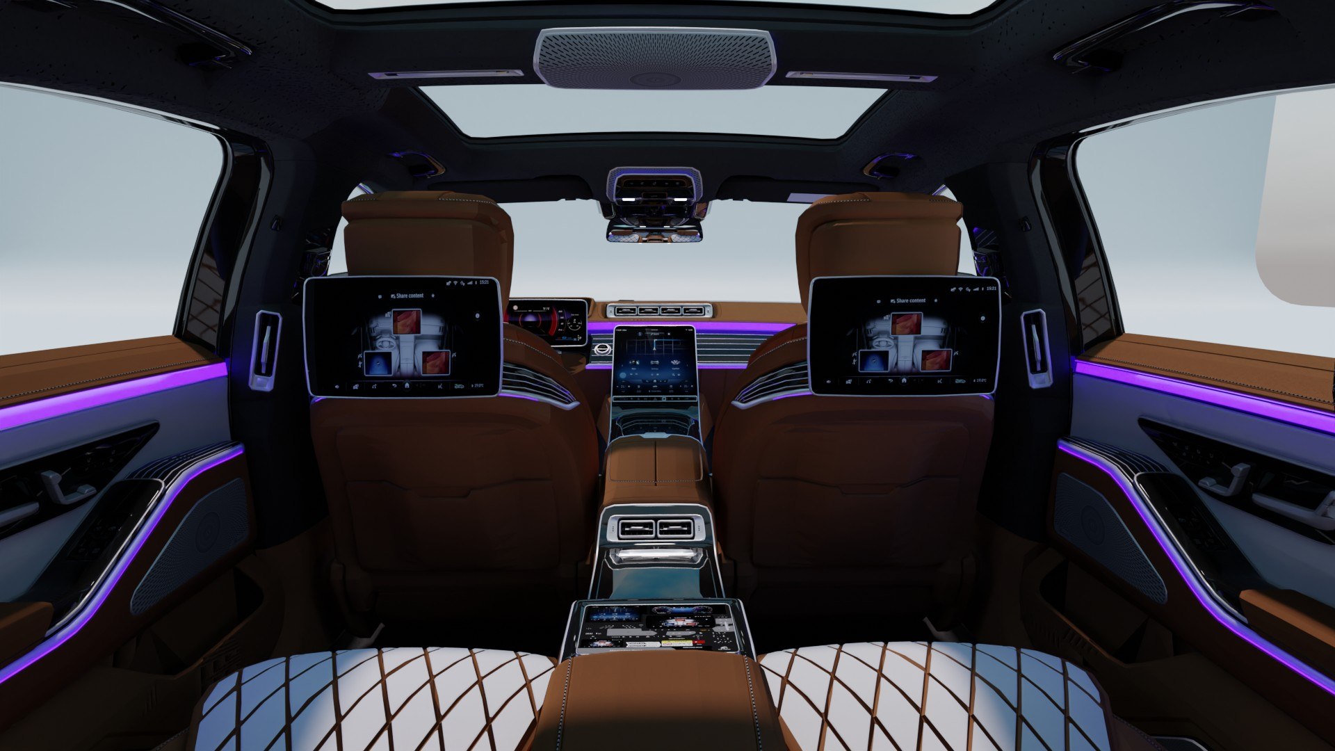 Mercedes-benz S-Class Maybach S680 3D Model - TurboSquid 2067408