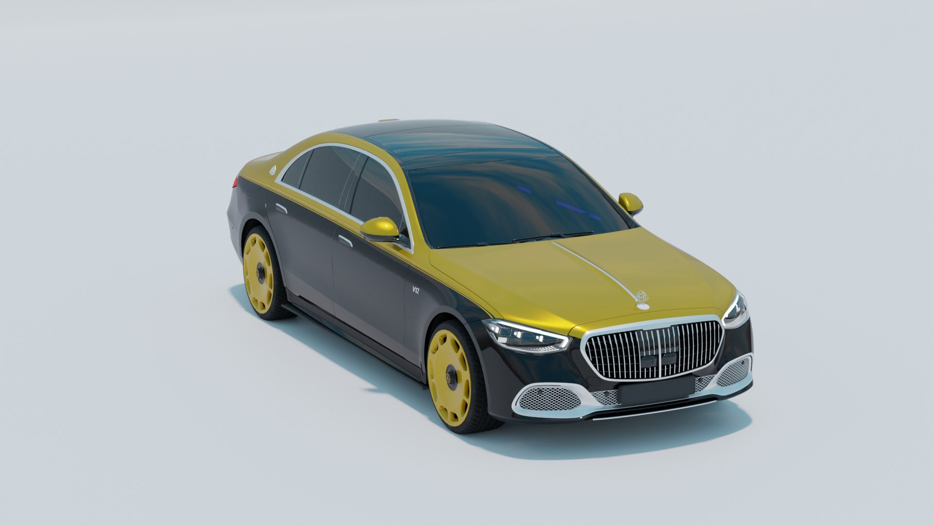 Mercedes-benz S-Class Maybach S680 3D Model - TurboSquid 2067408