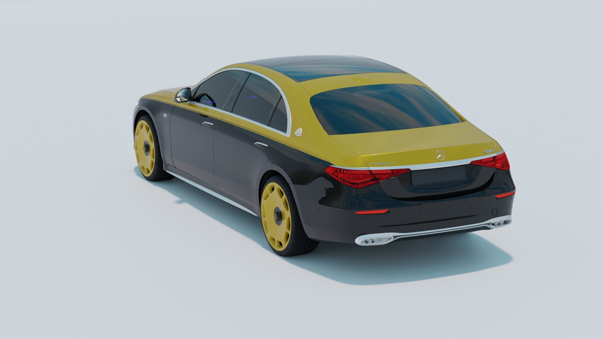 Mercedes-benz S-Class Maybach S680 3D Model - TurboSquid 2067408