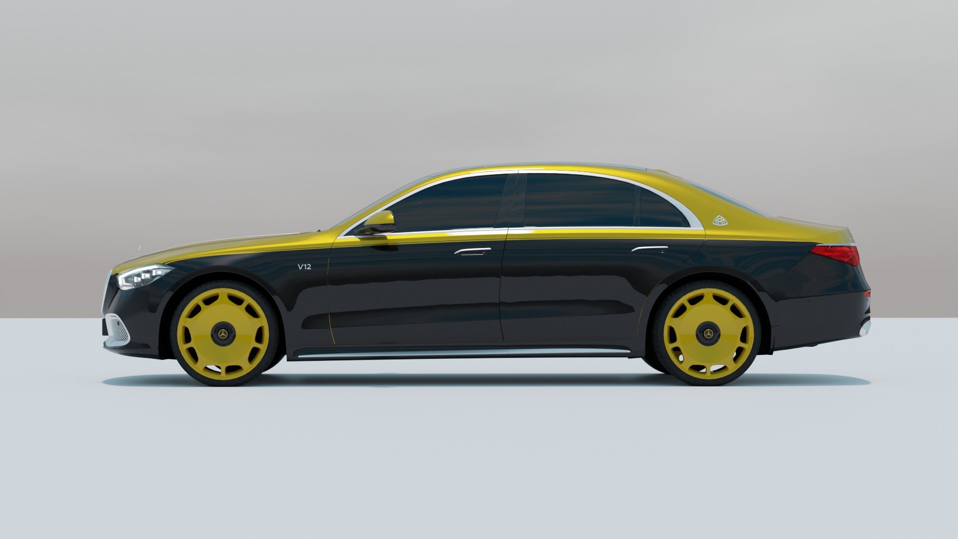 Mercedes-benz S-Class Maybach S680 3D Model - TurboSquid 2067408