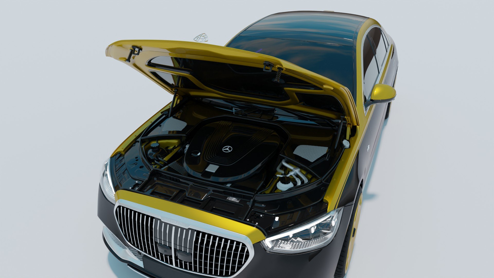 Mercedes-benz S-Class Maybach S680 3D Model - TurboSquid 2067408