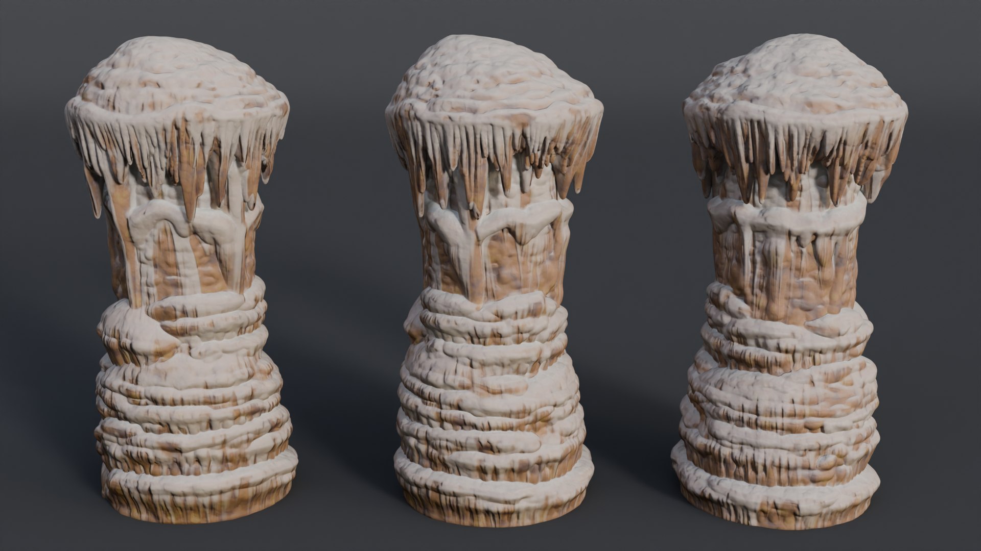 3D Model 26 Cave Stalactites - 250318 - TurboSquid 2377698