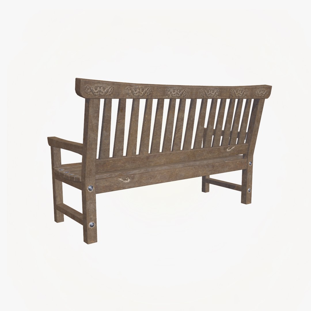Park Bench 3D - TurboSquid 1222297
