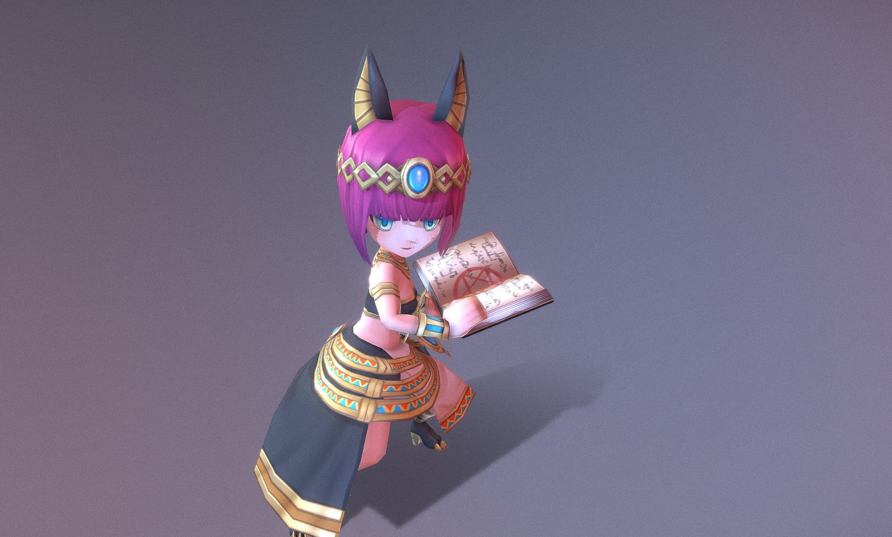 Casual RPG Character - 11 Juliet model - TurboSquid 2007158