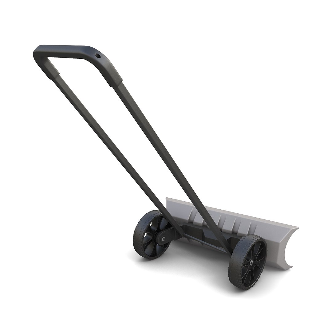 3D Wheeled Snow Shovel Model - TurboSquid 1253168