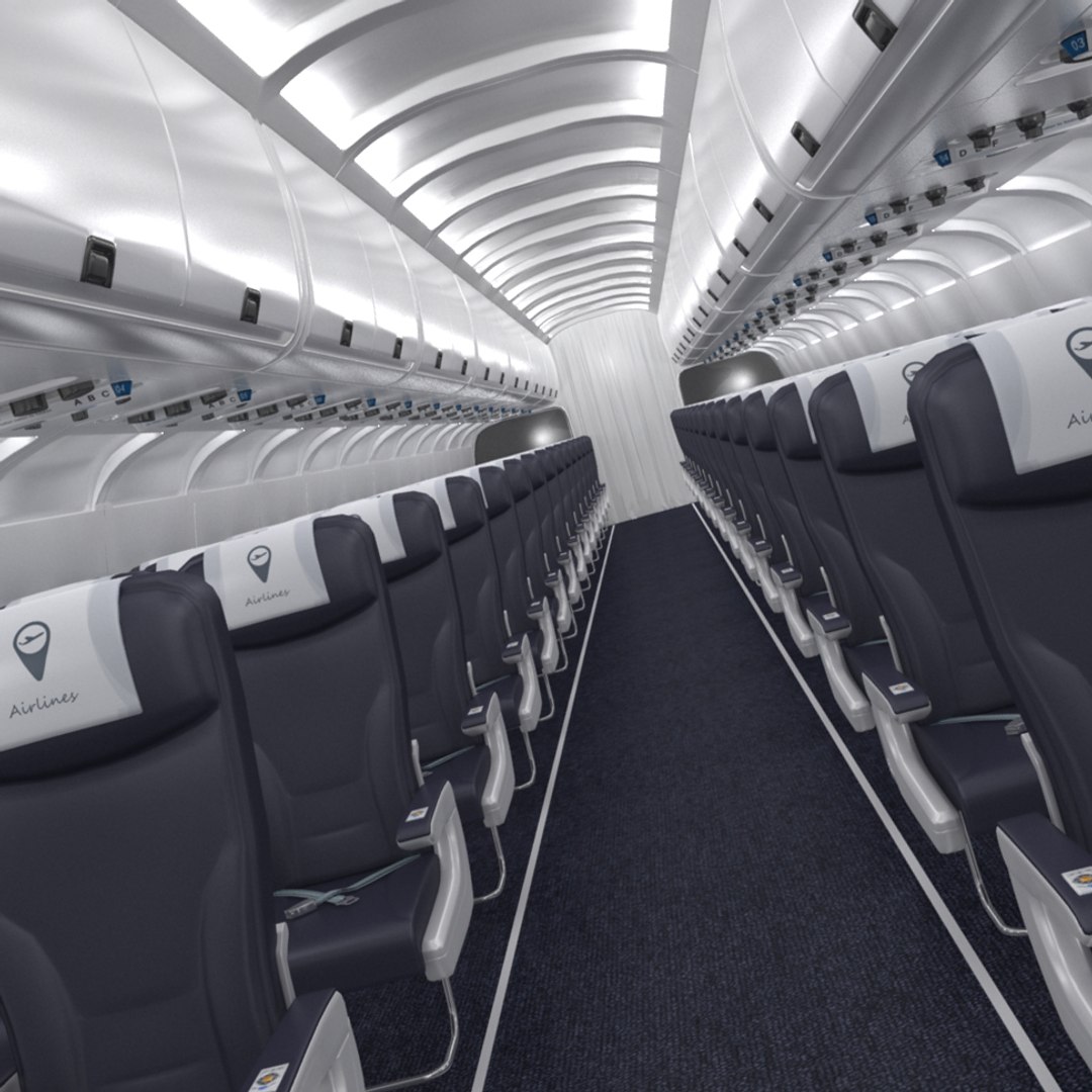 Airplane interior 3D - TurboSquid 1345655