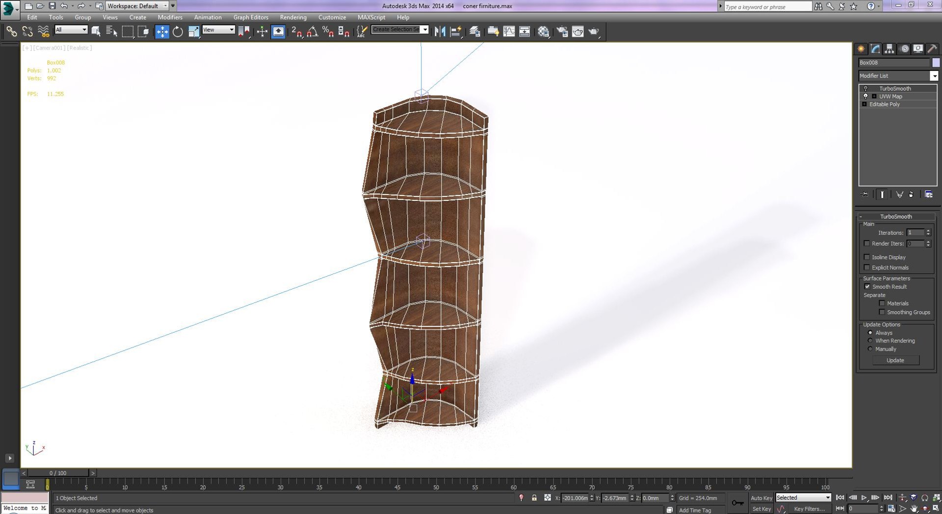 Showpiece Corner Rack 3D Model - TurboSquid 1248750