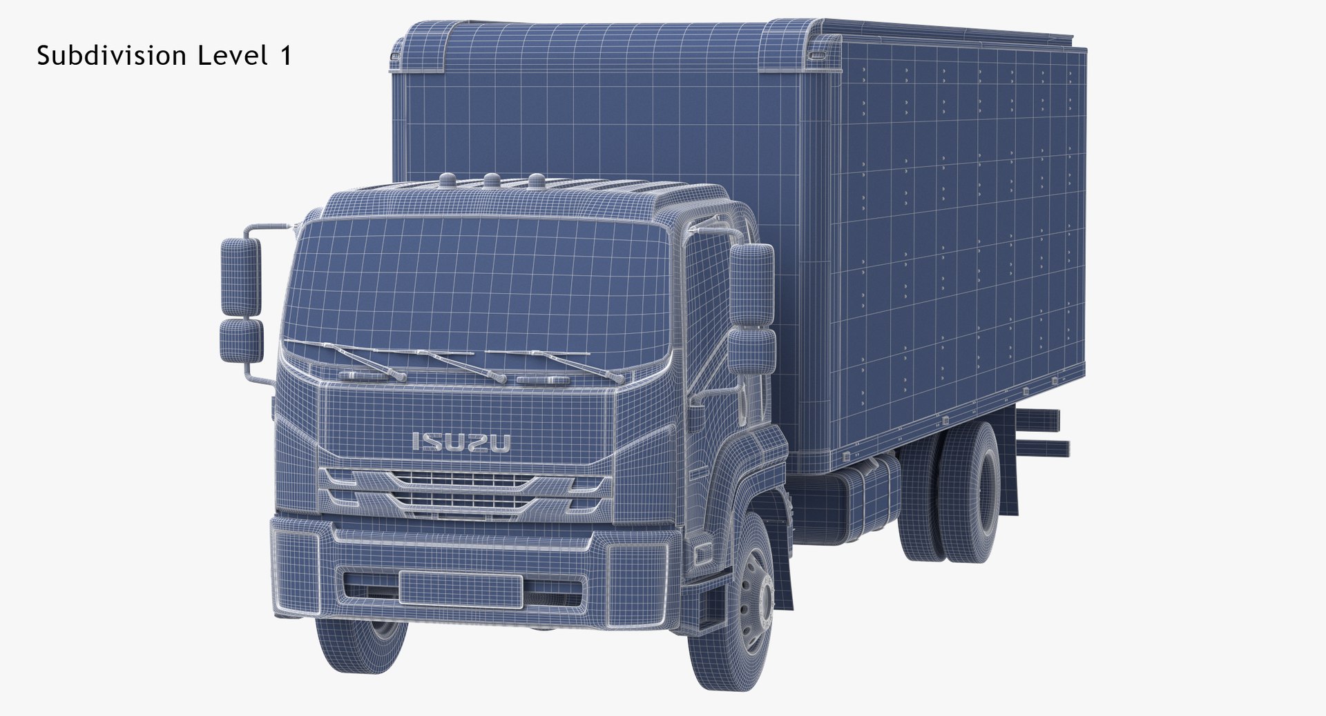 Isuzu FTR 26 Feet Reefer 2021 model - TurboSquid 2029444
