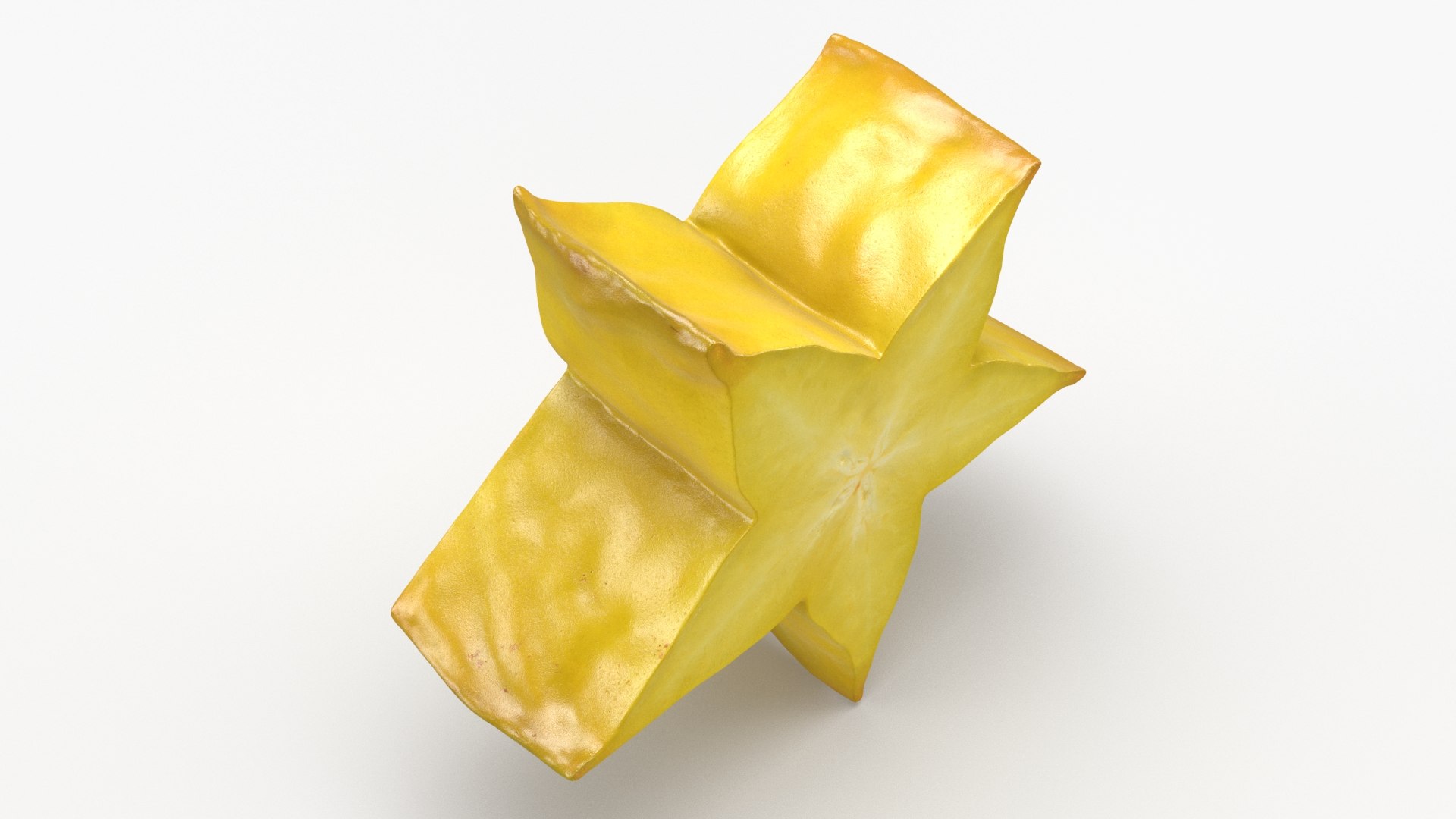 3D model Star Fruit Slice - TurboSquid 1751078