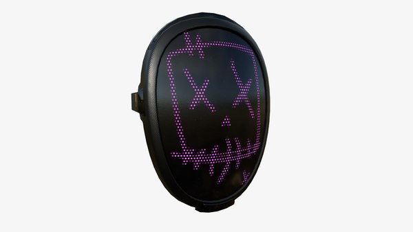 LED Screen Mask - A07 - Face C - Character Design 3D 모델 - TurboSquid ...