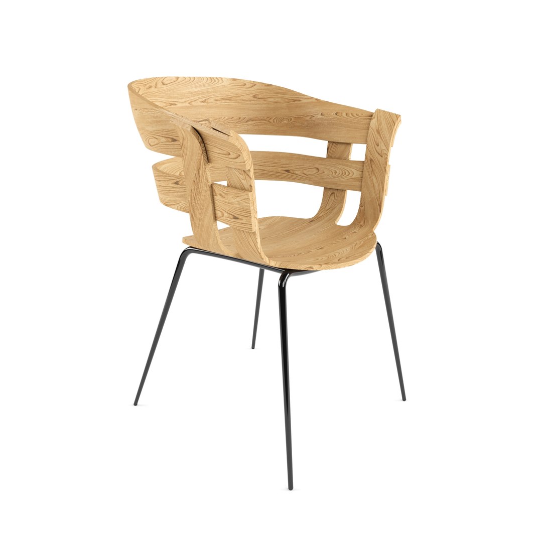 3D Wick Chair - Metal Legs Model - TurboSquid 1738297