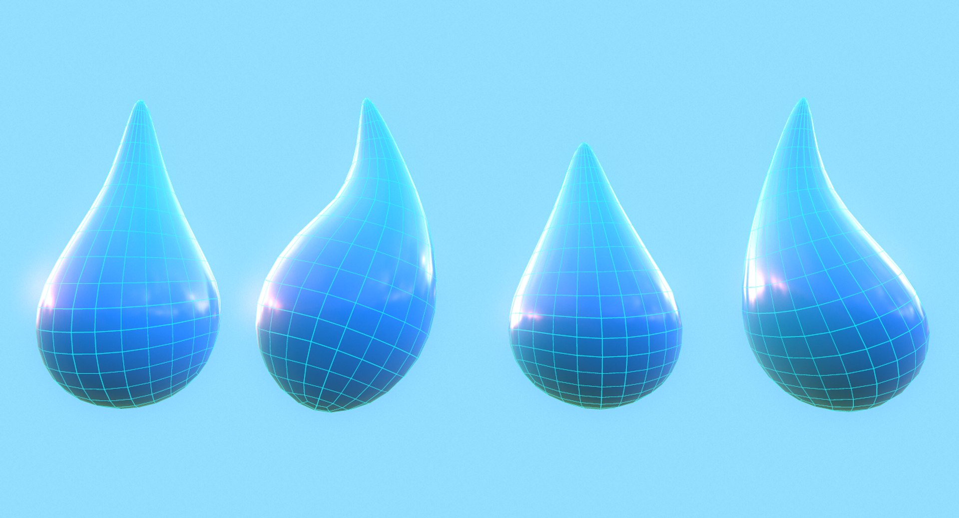Water Drop Model - TurboSquid 1424939
