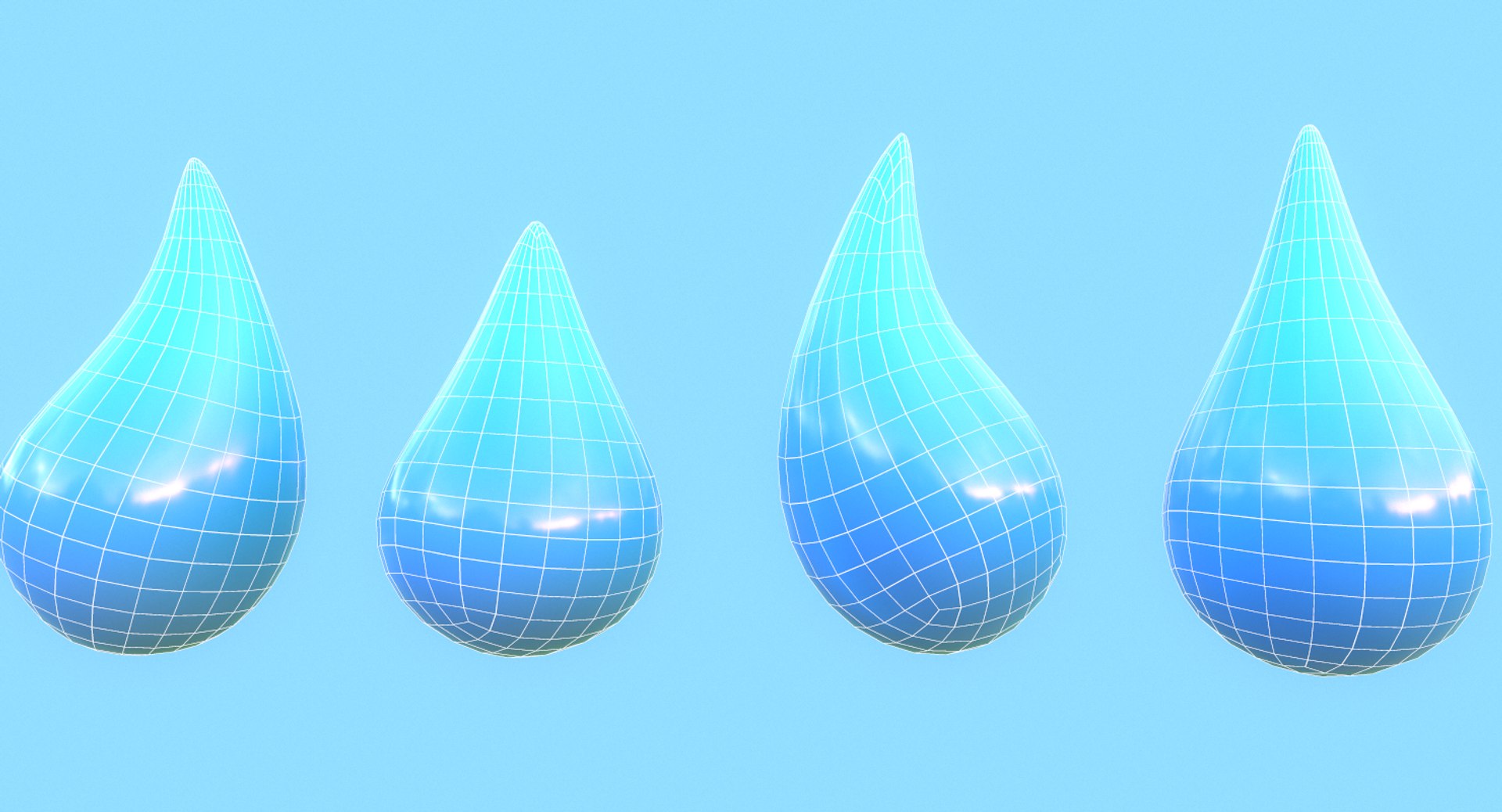 Water Drop Model - TurboSquid 1424939