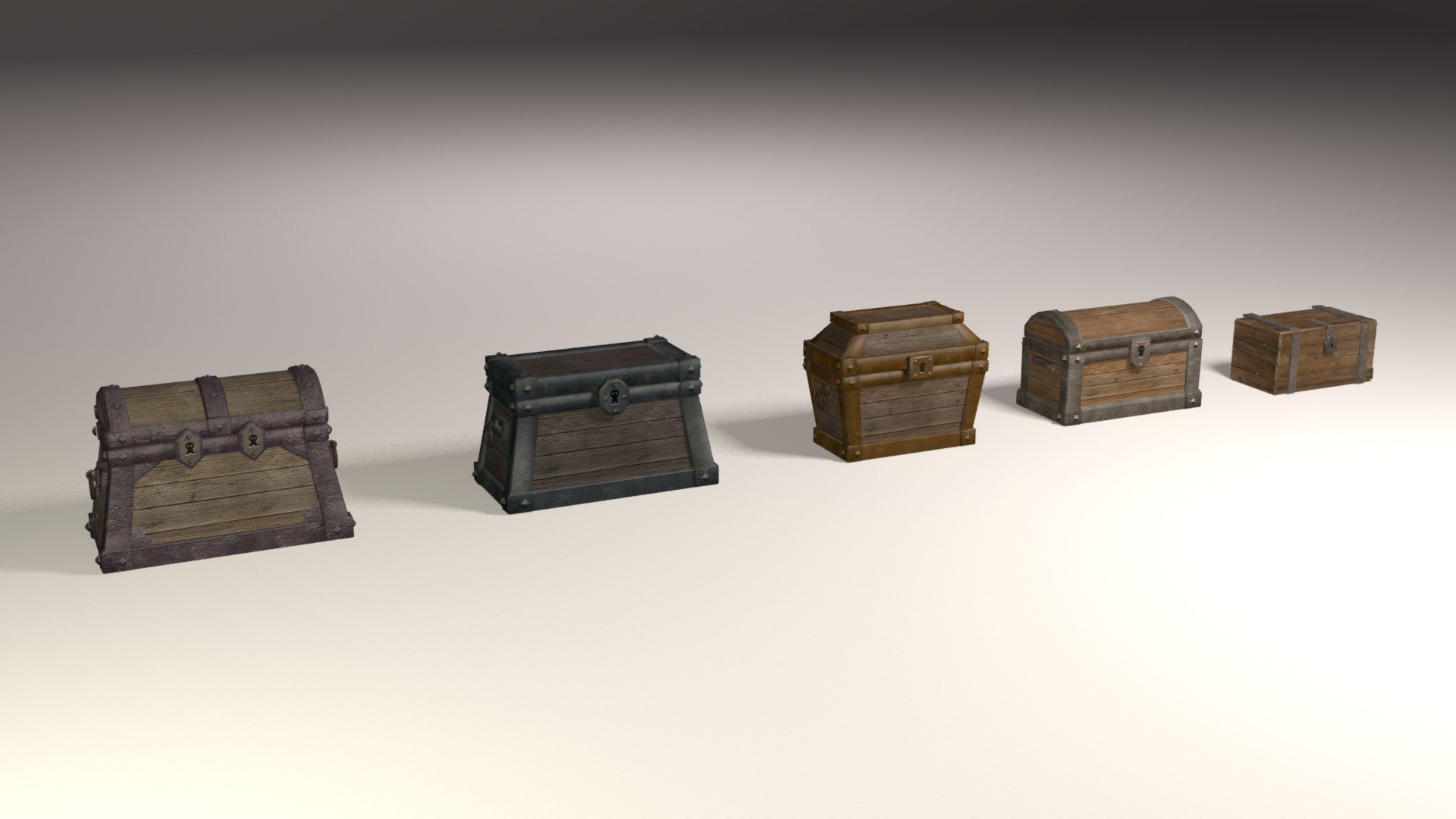 3D Treasure Chests Pack - TurboSquid 1928815