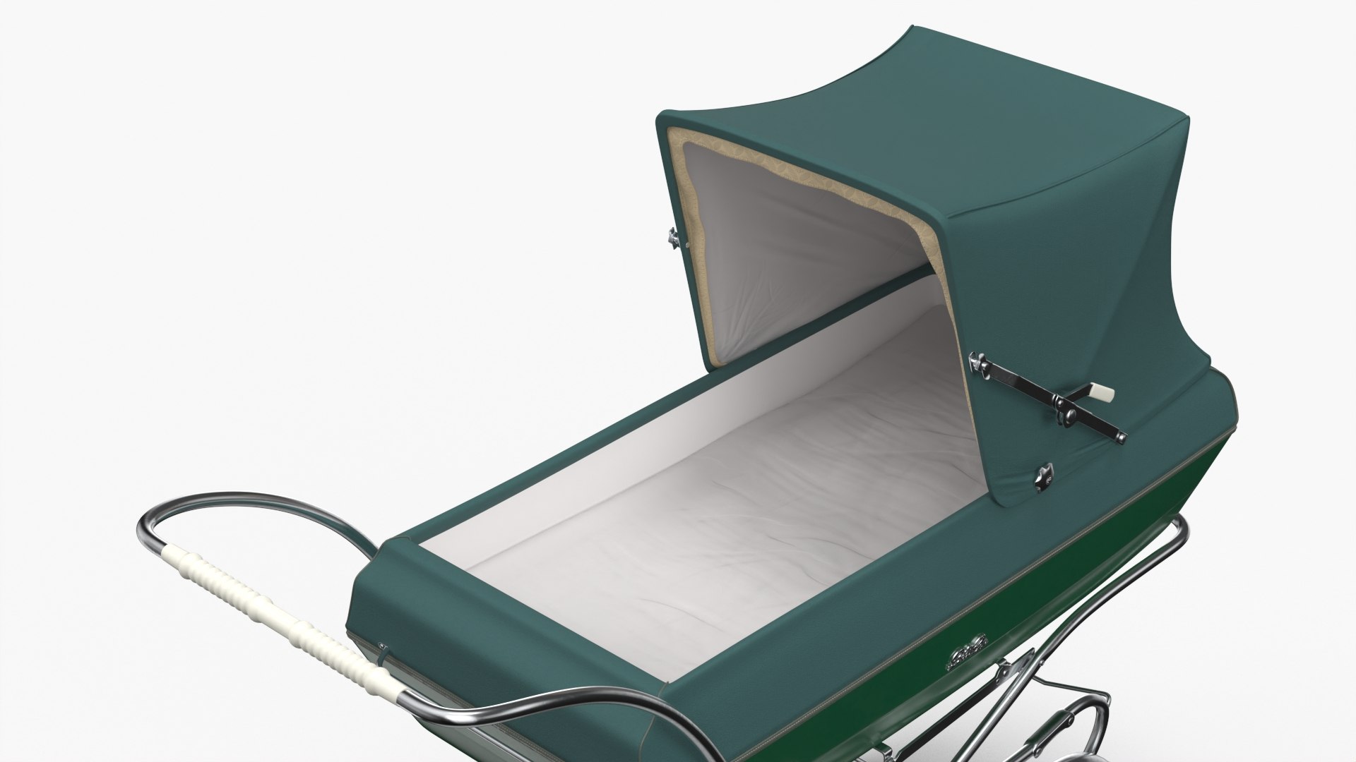 3D Model Bilt Rite Vintage Baby Pram - TurboSquid 2333998