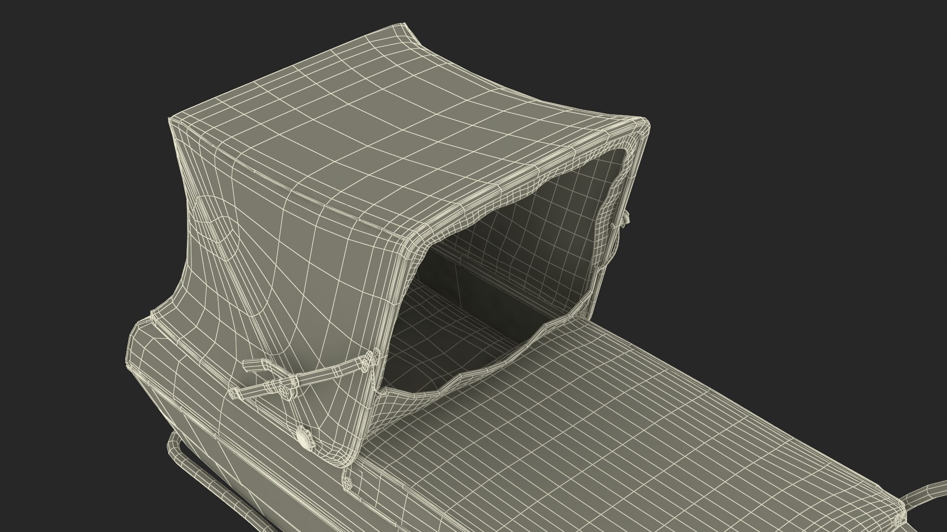 3D Model Bilt Rite Vintage Baby Pram - TurboSquid 2333998