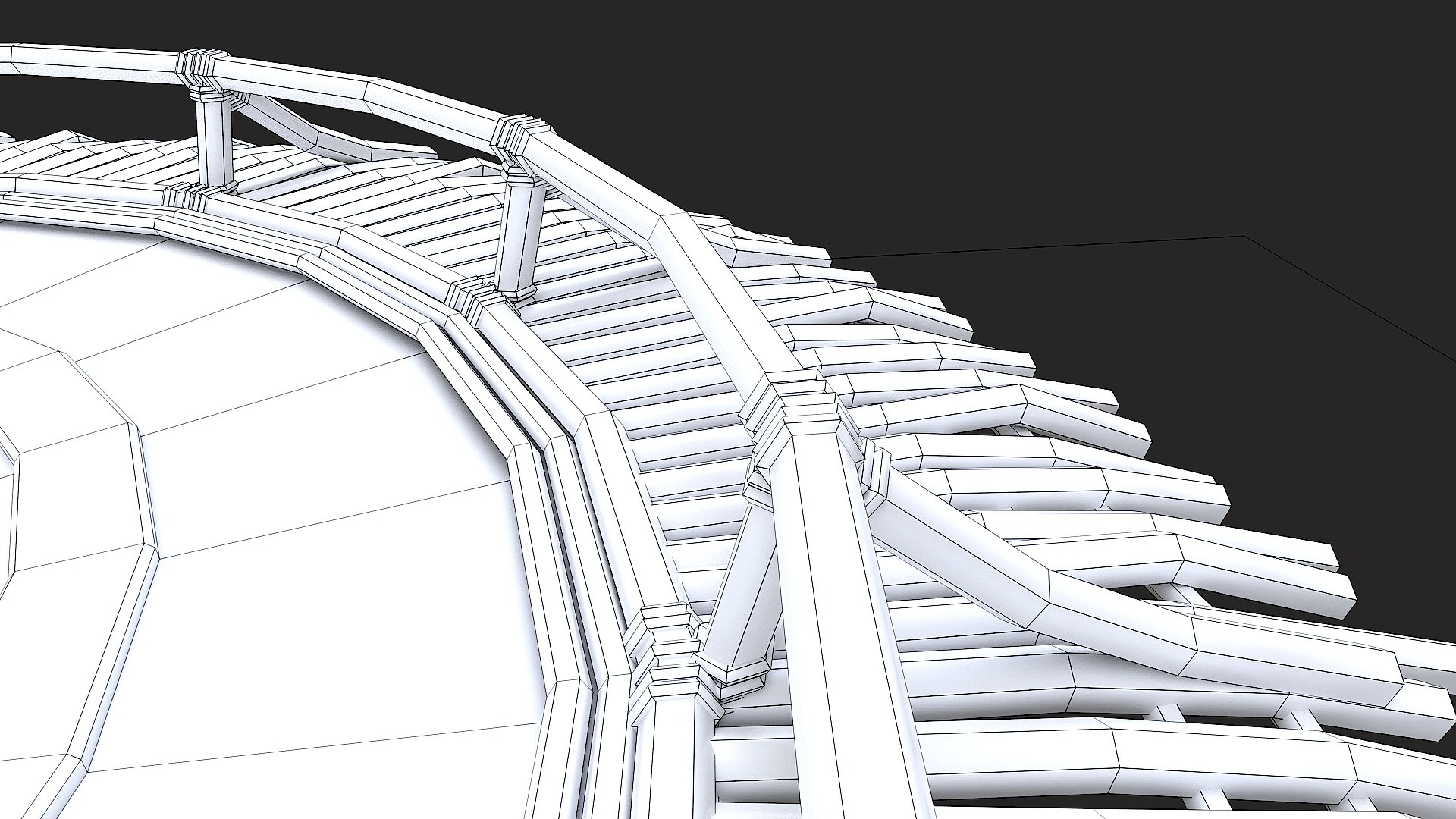 Medieval Wooden Circular Platform Arena 2 Model - TurboSquid 2360320