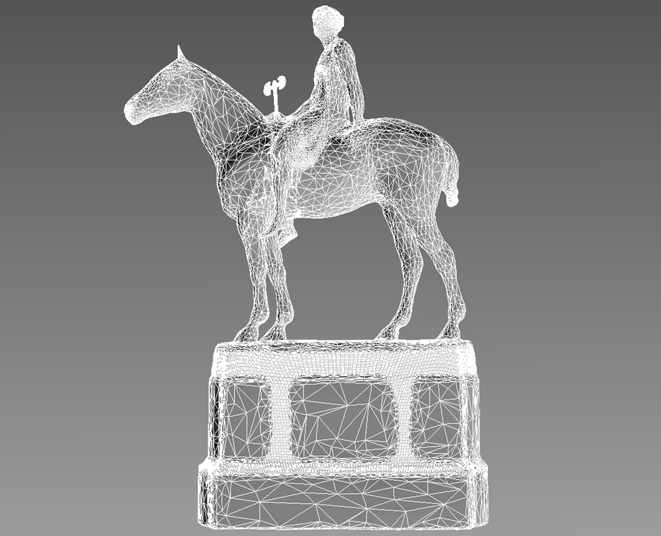 3d amazon statue