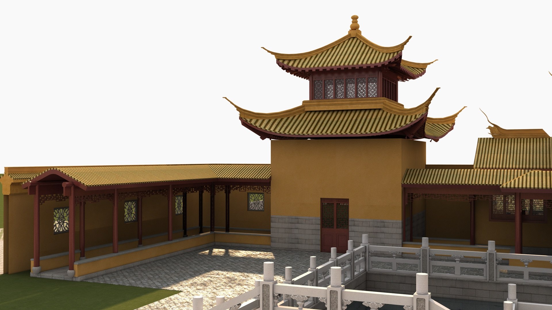 Chinese Temple 7 3D Model - TurboSquid 2220824
