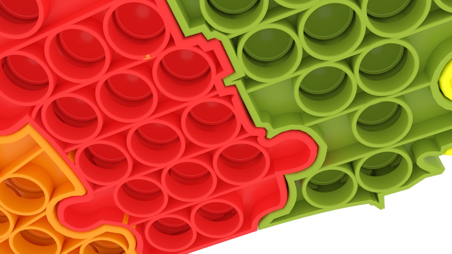 3D United States Map of Puzzle Pop It model - TurboSquid 1761936