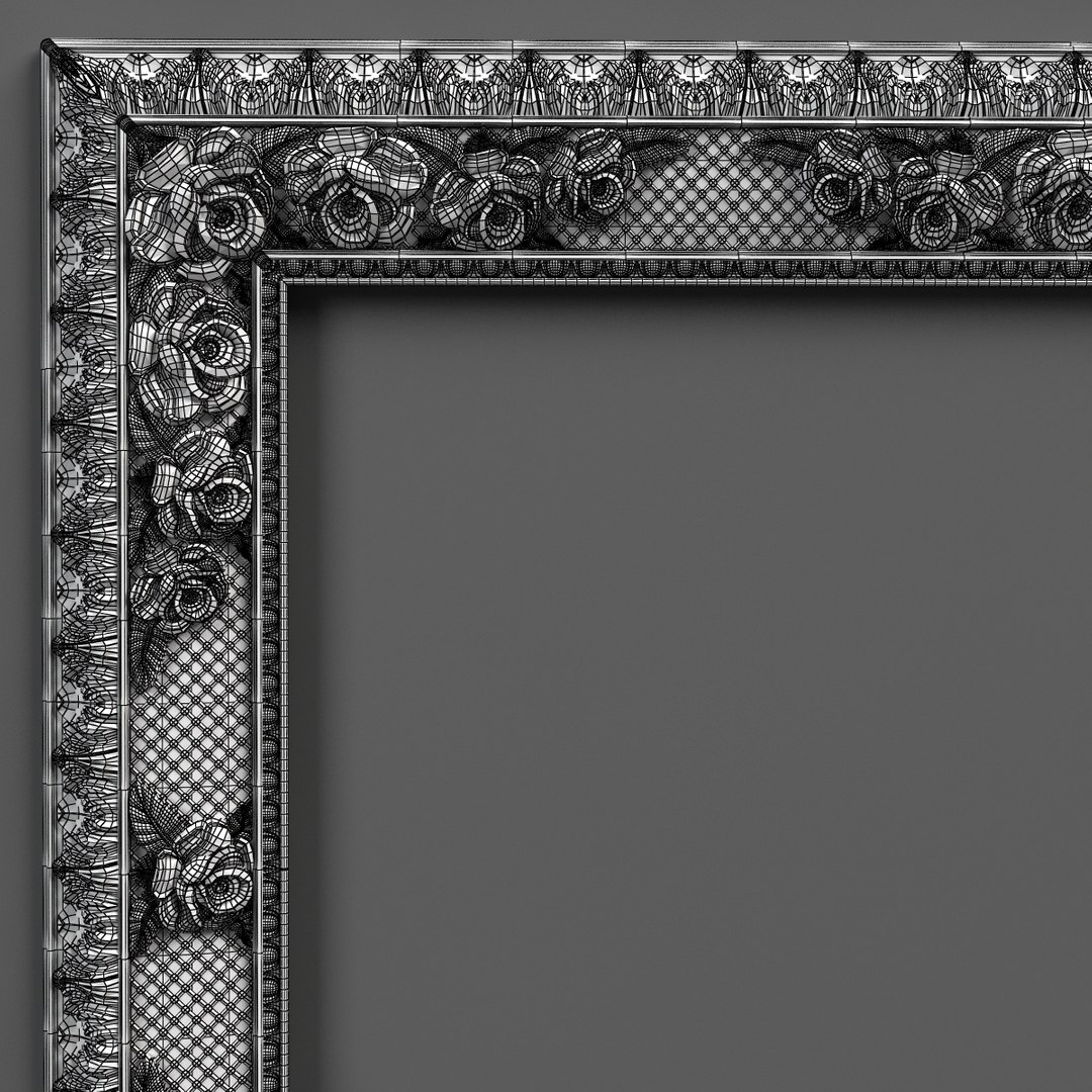 frame designed 3d max
