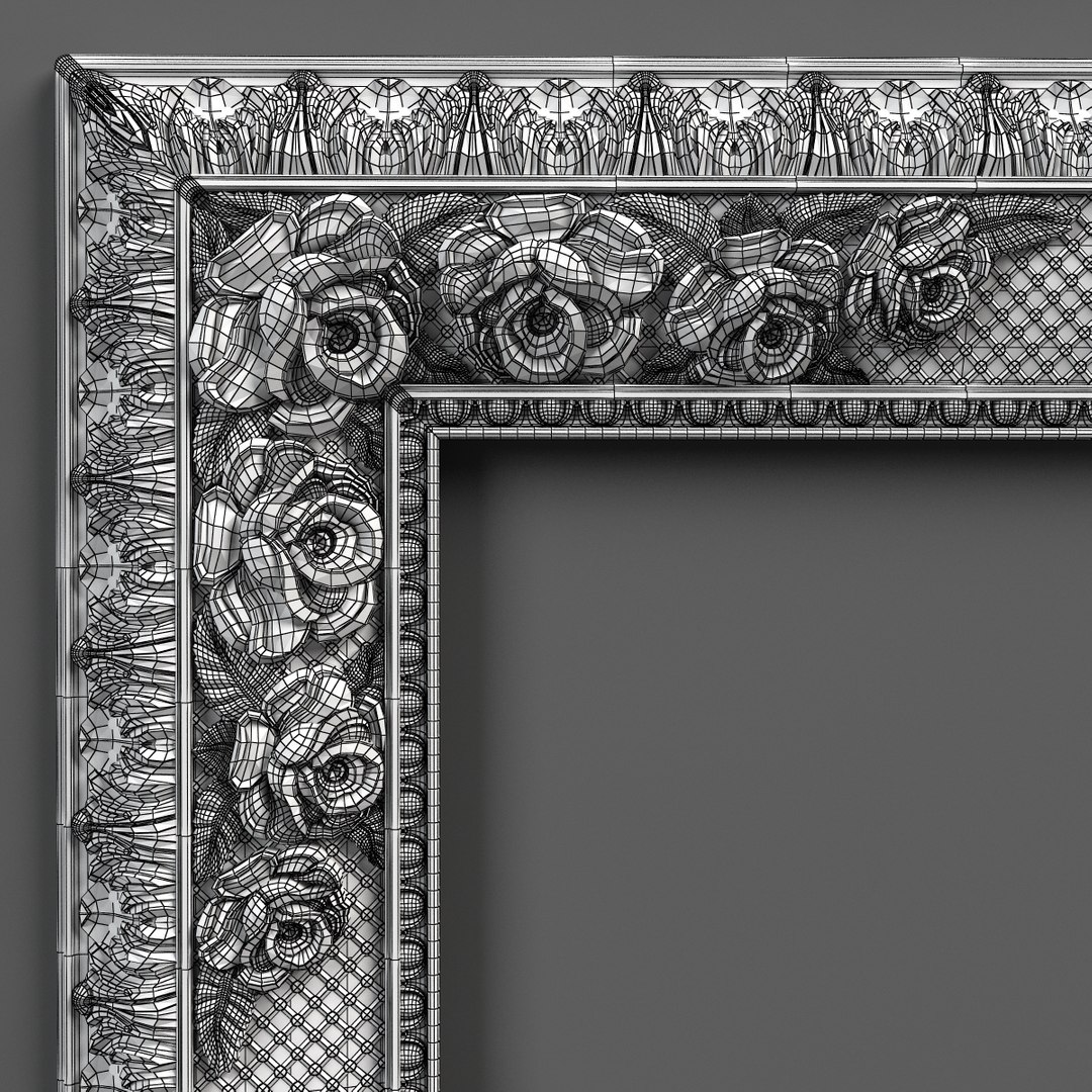 frame designed 3d max