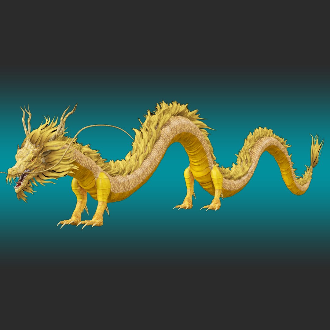 3D Chinese Dragon Rig model - TurboSquid 2030034