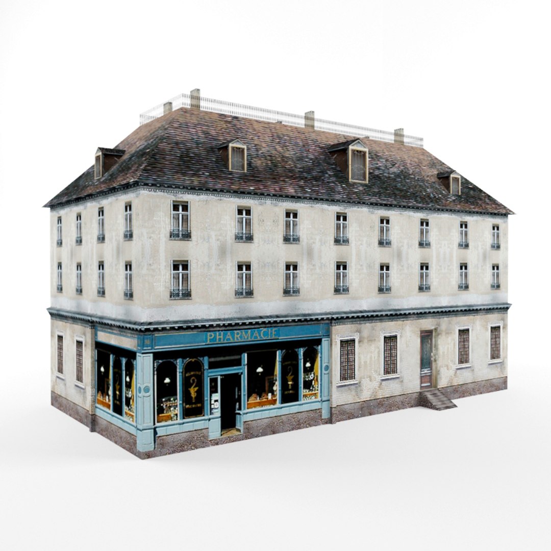 3d house french model