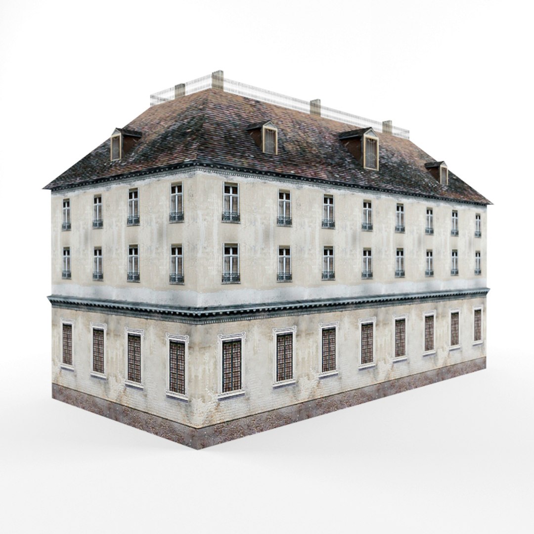 3d house french model