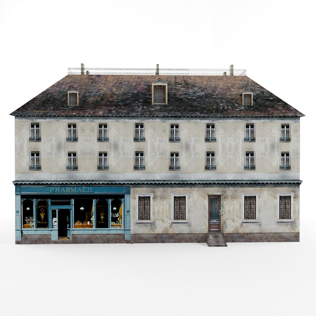 3d house french model