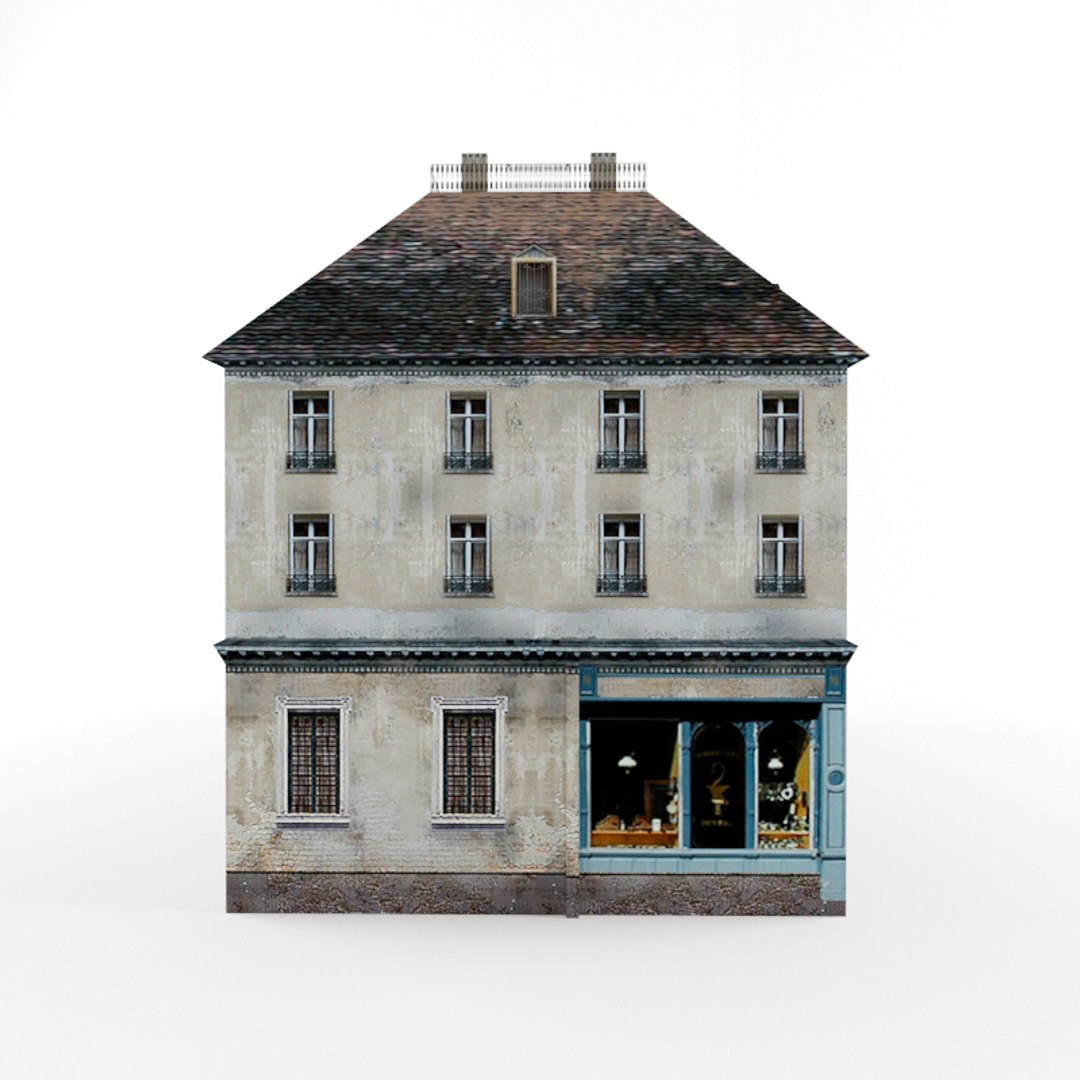 3d house french model
