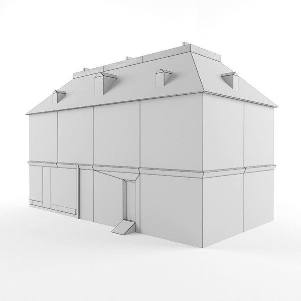 3d house french model