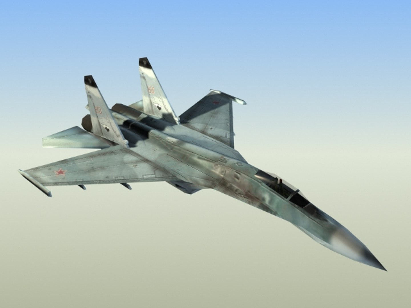 3ds max russian su27b