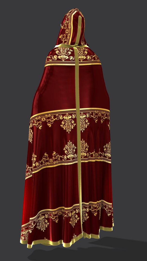 Royal Cloak 3D Model - TurboSquid 1895216