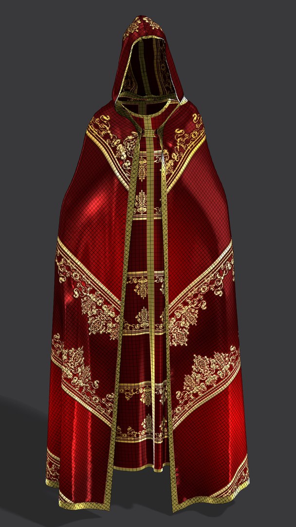 Royal Cloak 3D Model - TurboSquid 1895216