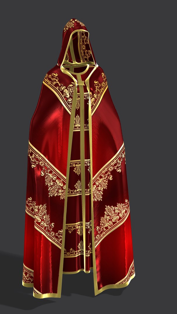 Royal Cloak 3D Model - TurboSquid 1895216