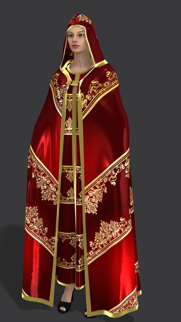 Royal Cloak 3D Model - TurboSquid 1895216