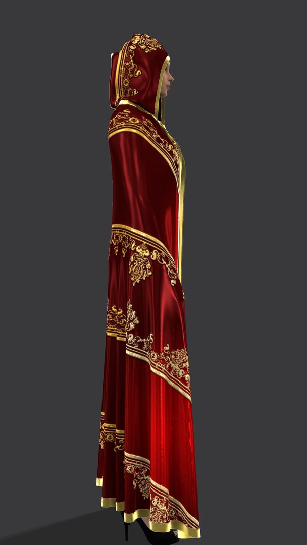 Royal Cloak 3D Model - TurboSquid 1895216